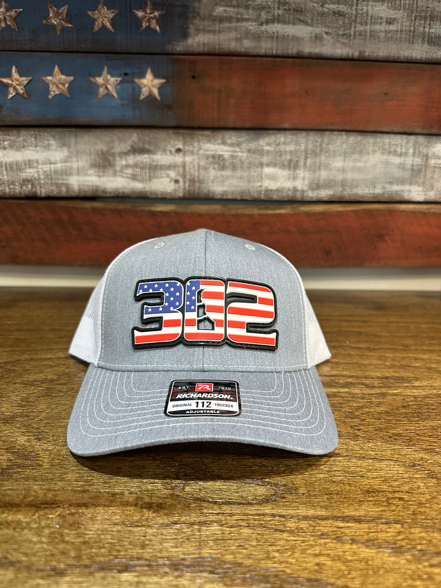 Richardson - 302 Flag Grey/White – 302 Delaware Localwear