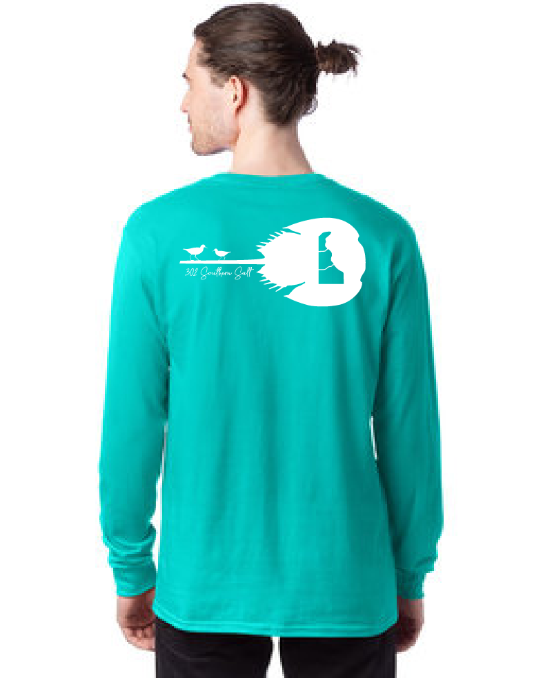 Horseshoe Crab Longsleeve – 302 Delaware Local Wear
