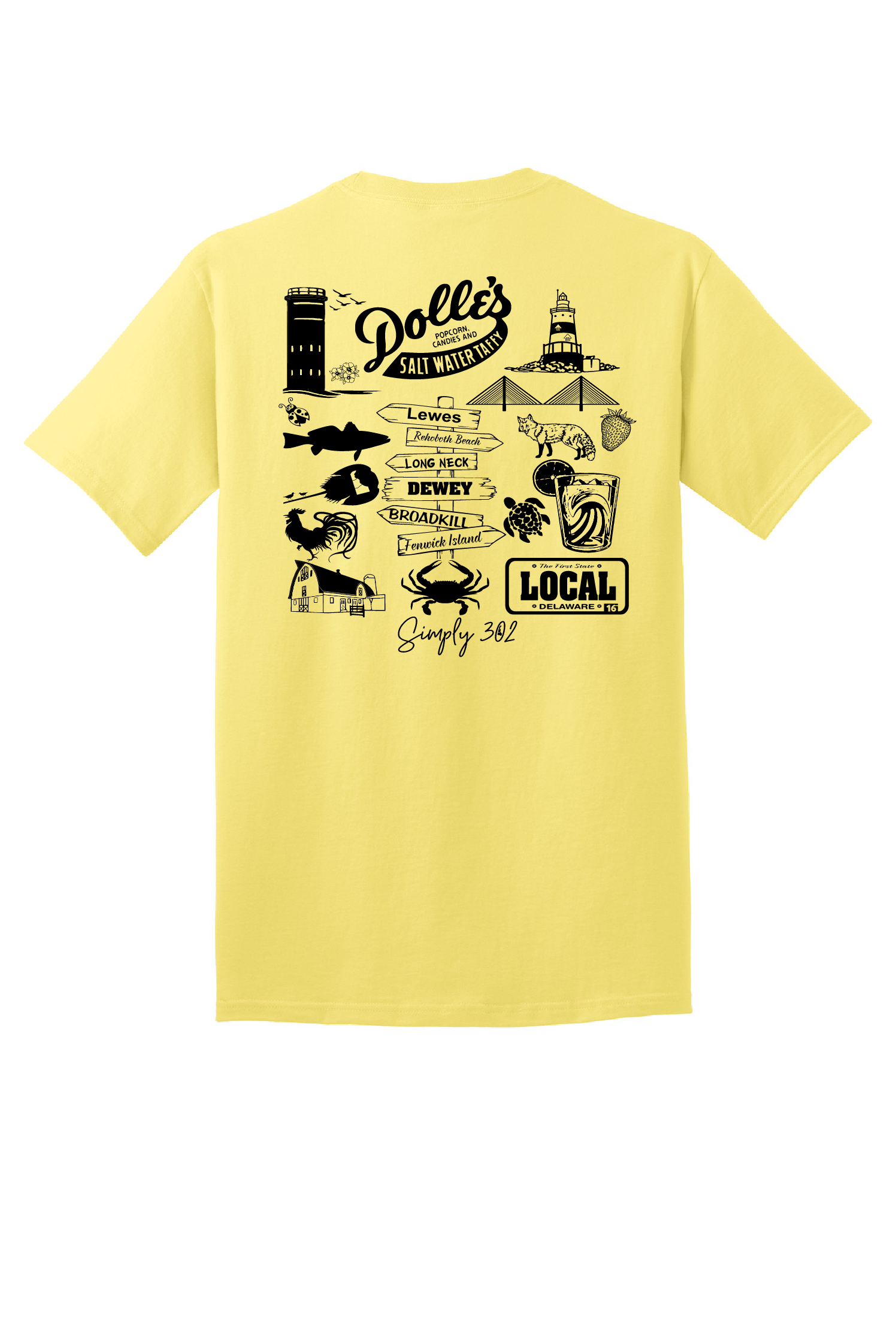 Delaware Icon T-Shirt – 302 Delaware Local Wear