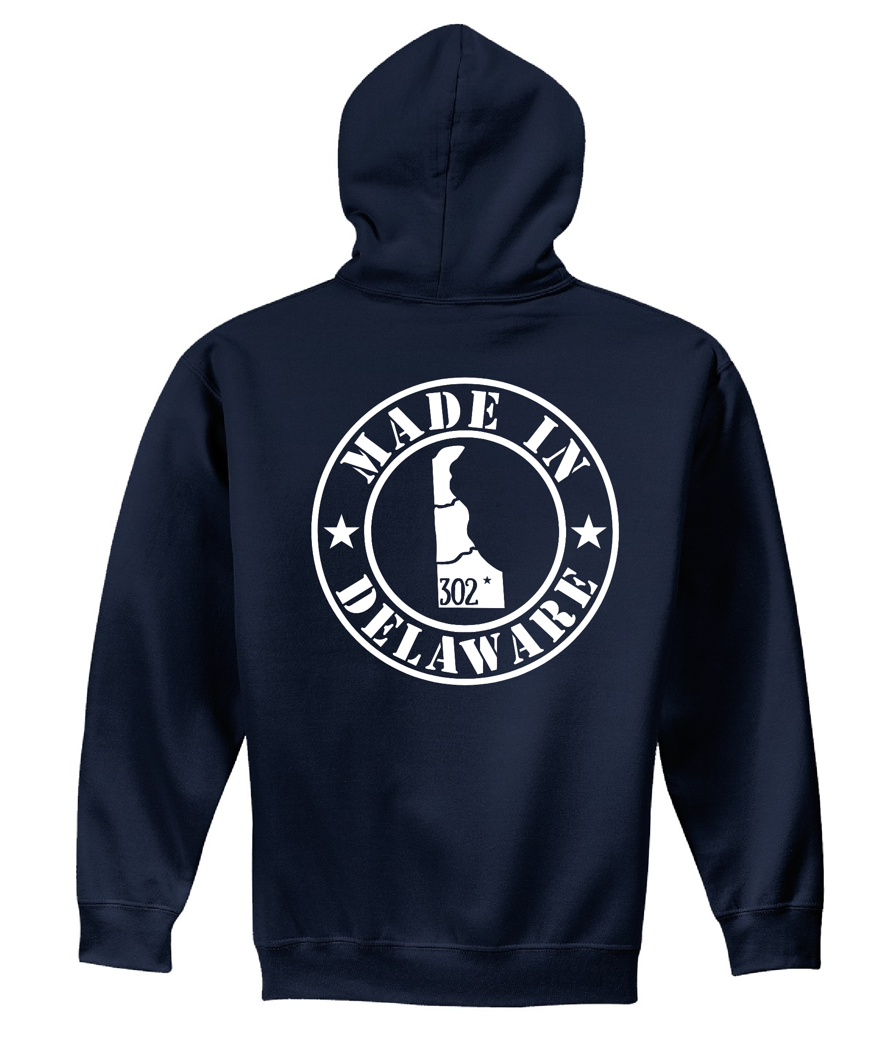Made in Delaware Hoodie – 302 Delaware Local Wear